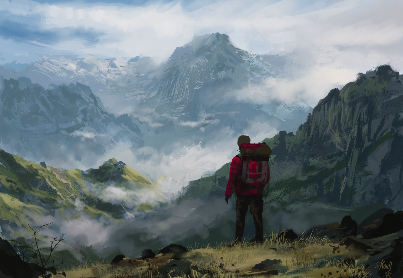 Speedpaint Nr530 Mountain Hiking The Art Of Stefan Koidl Speedpaint Nr530 Mountain Hiking The Art Of Stefan Koidl
